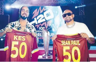Sean Paul, Kes come together for T20 World Cup anthem - PressReader