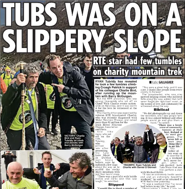 CELEBS ARE SOCIAL CLIMBERS TUBS WAS ON A SLIPPERY SLOPE - PressReader