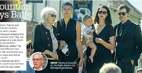 Dad was ‘mountain of a man’ says Balfe - PressReader