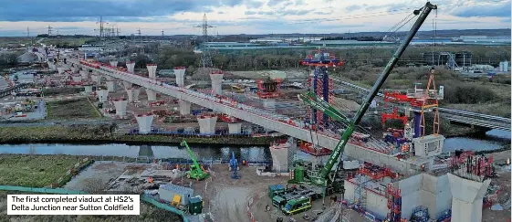 First viaduct work completed on high-speed link - PressReader