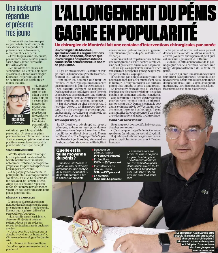 L’ALLONGEMEN­T DU PÉNIS GAGNE EN POPULARITÉ - PressReader