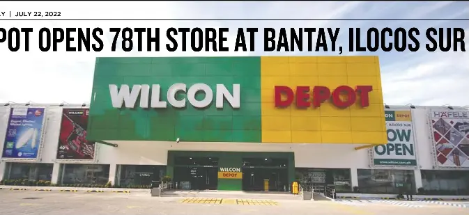 WILCON DEPOT OPENS 78TH STORE AT BANTAY, ILOCOS SUR - PressReader