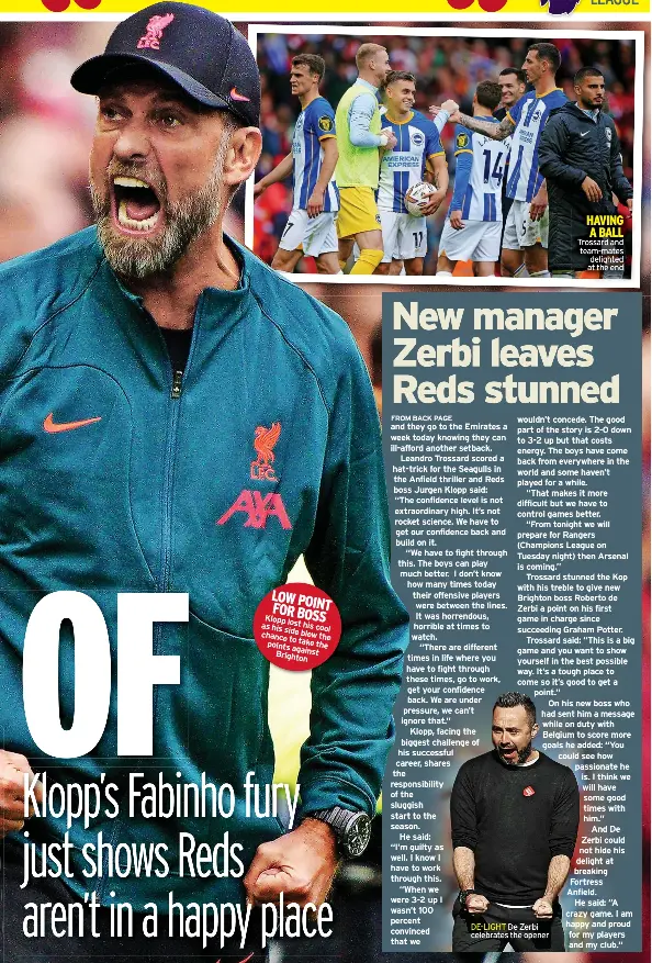 New manager Zerbi leaves Reds stunned - PressReader