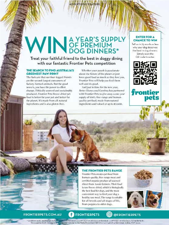 WIN A YEAR’S SUPPLY OF PREMIUM DOG DINNERS* - PressReader