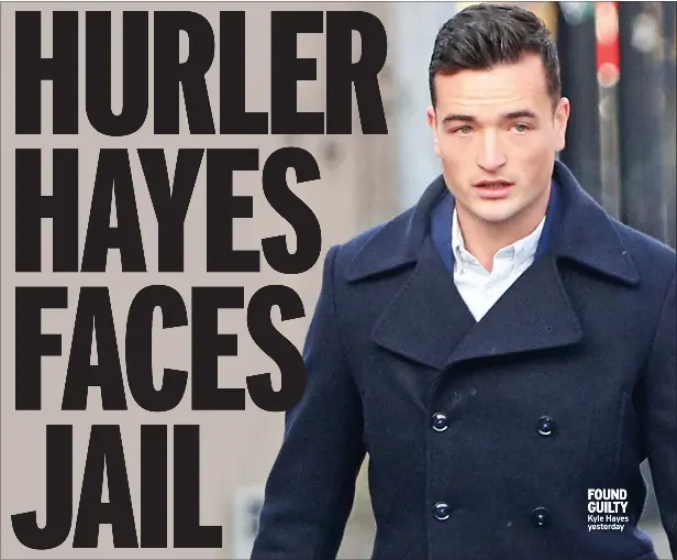 HURLER HAYES FACES JAIL - PressReader