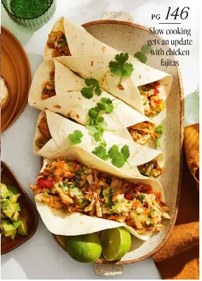 Slow cooking gets an update with chicken fajitas - PressReader
