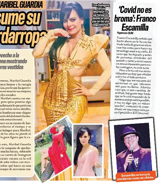 MARIBEL GUARDIA Presume su guardarrop­a - PressReader