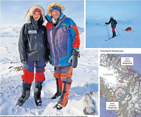 Briton is first woman to cross 150-mile Arctic island alone - PressReader