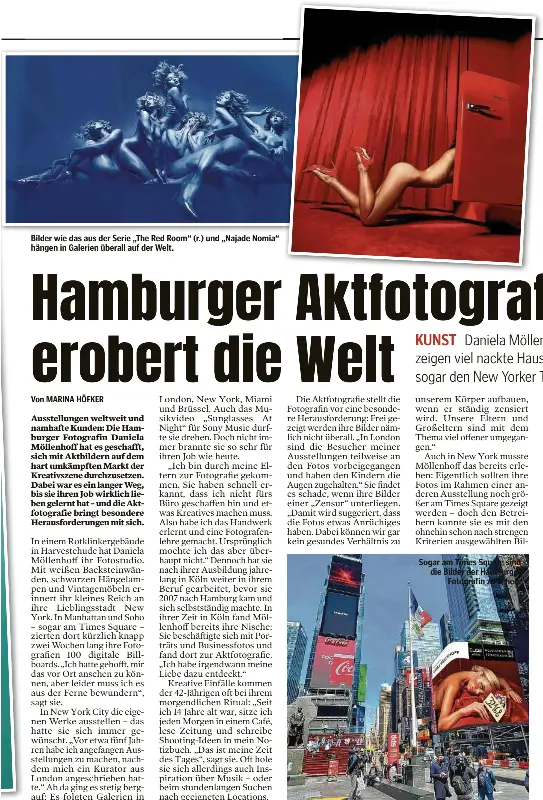 Hamburger Aktfotogra­fin erobert die Welt - PressReader