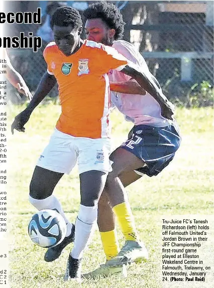 Tru-juice cements second place in JFF Championsh­ip - PressReader