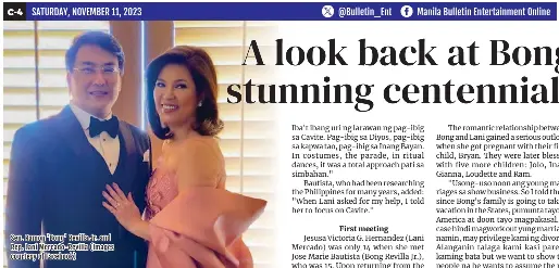 A look back at Bong & Lani’s stunning centennial wedding - PressReader