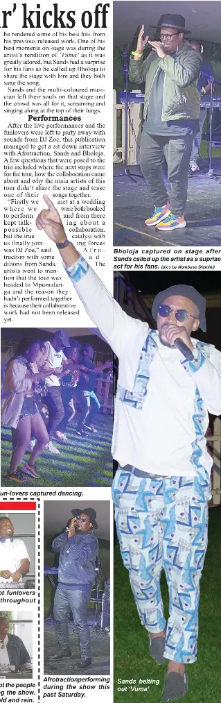 Sands, Afrotracti­on ‘Love Tour’ kicks off - PressReader