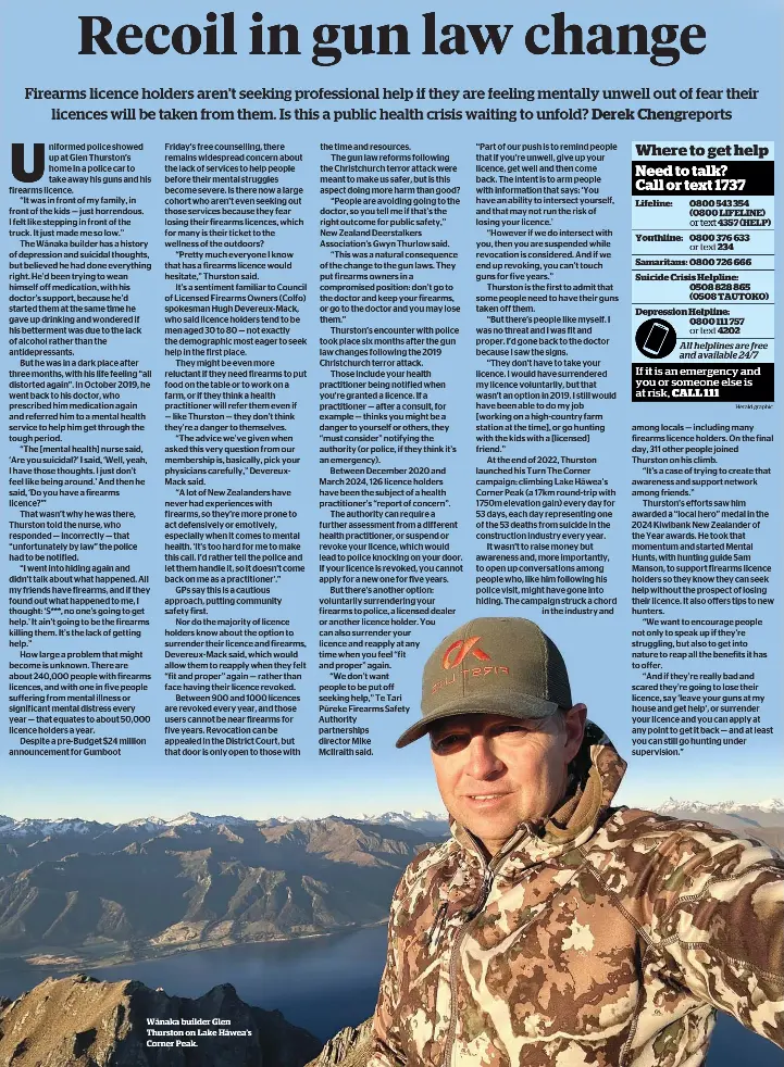 Recoil in gun law change - PressReader