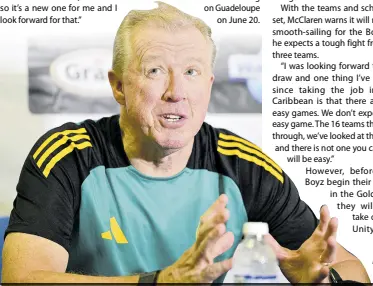 Mcclaren excited ahead of Gold Cup debut - PressReader
