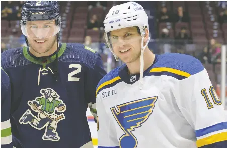 Schenn brothers are keenly aware of potential Jets-Blues playoff clash ...