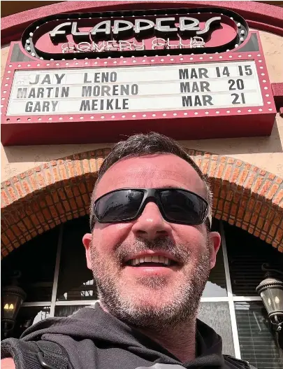 Comedian embarks on ‘ dream’ USA tour - PressReader