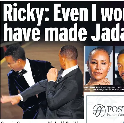 Ricky: Even I wouldn’t have made Jada joke - PressReader