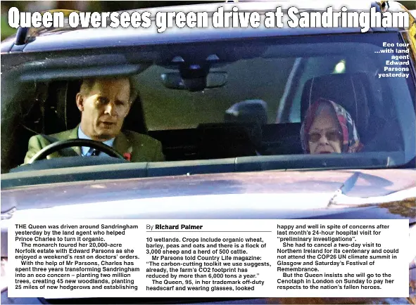 Queen oversees green drive at Sandringha­m - PressReader
