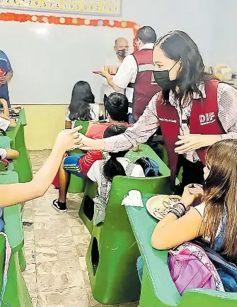 Da DIF desayunos a infancia vulnerable - PressReader