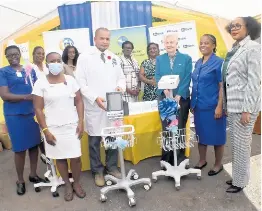 Port Maria Hospital gets equipment from JN Foundation - PressReader
