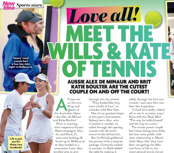 MEET THE WILLS & KATE OF TENNIS - PressReader