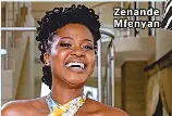 Zenande rocks with short hair - PressReader
