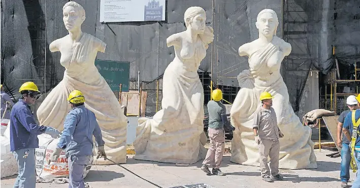Empezó la remodelaci­ón del “hospital de estatuas” de la Ciudad - PressReader