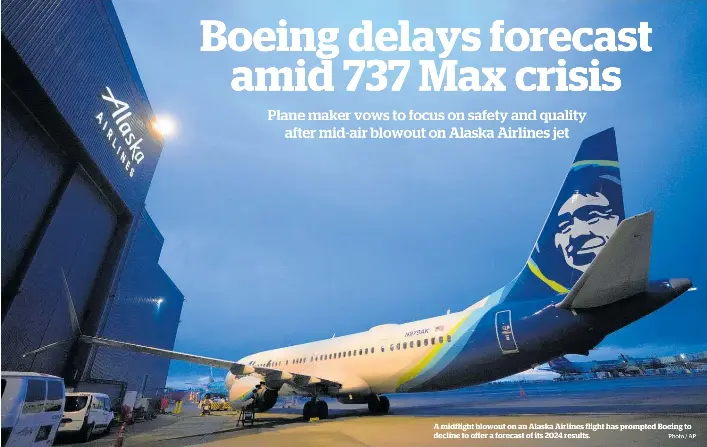 Boeing delays forecast amid 737 Max crisis - PressReader