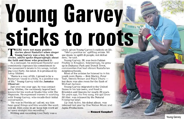 Young Garvey sticks to roots - PressReader