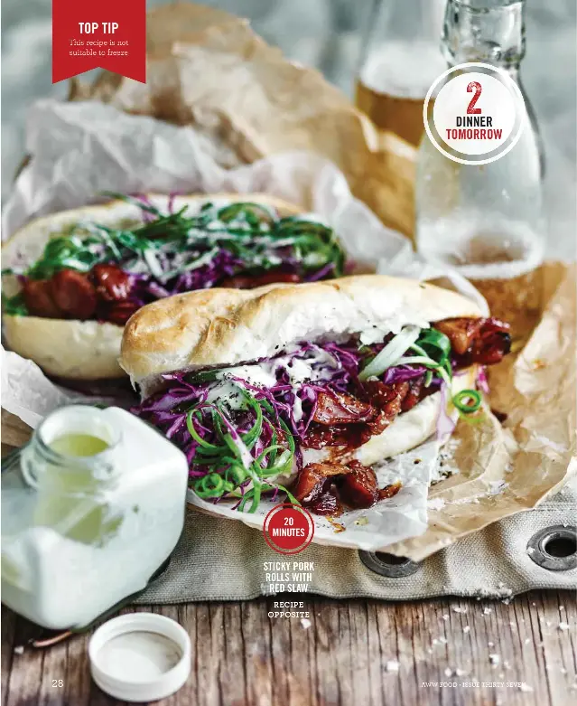STICKY PORK ROLLS WITH RED SLAW - PressReader