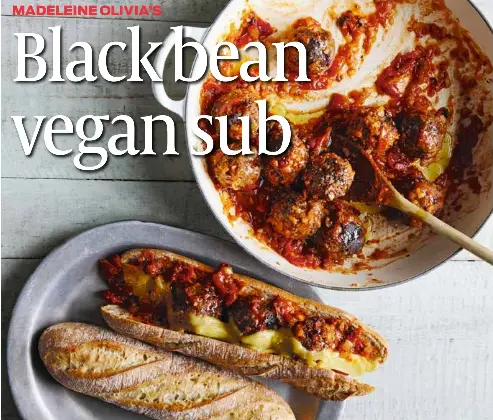 Black bean vegan sub - PressReader