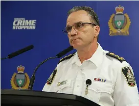 Candidat à la mairie, Rick Shone veut limoger le chef de la police de ...