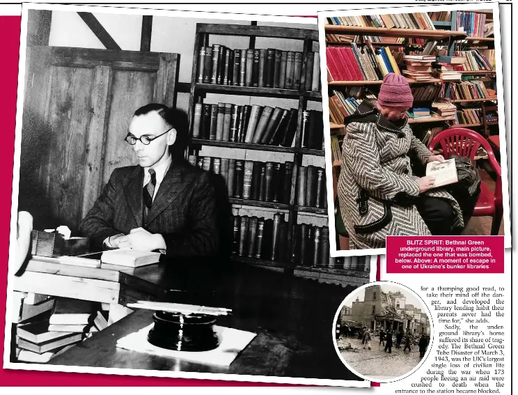 Reading for victory! The wartime library that went undergroun­d ...