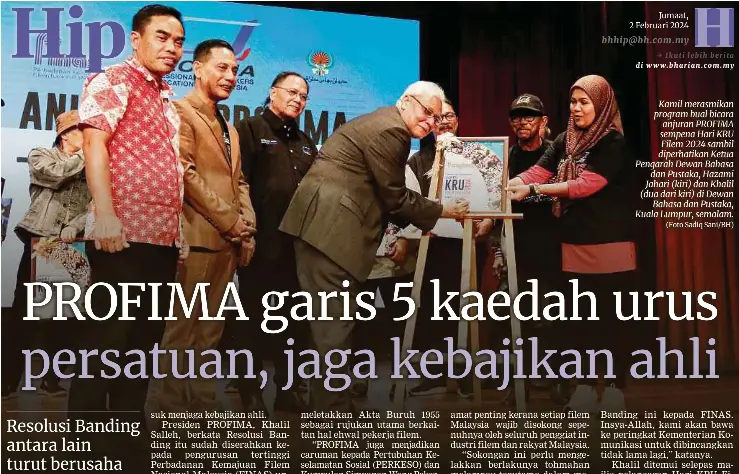 PROFIMA garis 5 kaedah urus persatuan, jaga kebajikan ahli - PressReader