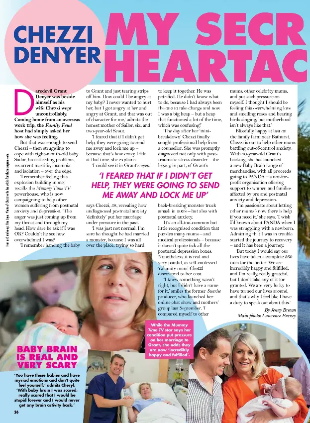 Chezzi Denyer’s secret heartache - PressReader