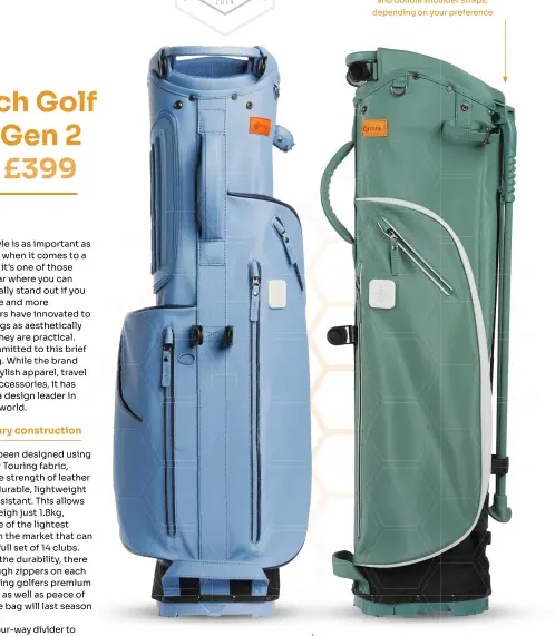 Stitch Golf SL2 Gen 2 bag £399 - PressReader