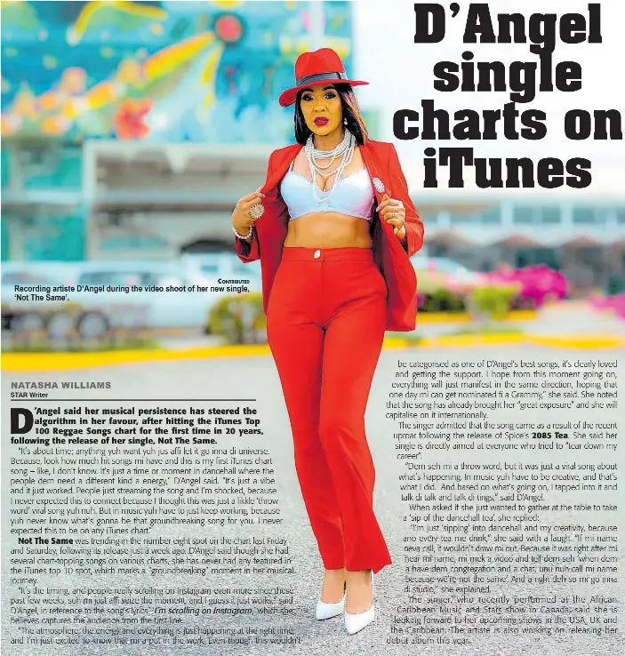 D’Angel single charts on iTunes - PressReader