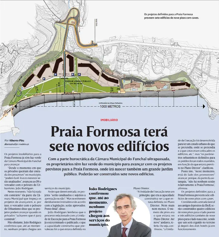 Praia Formosa terá sete novos edifícios | Jornal Madeira | PressReade­r