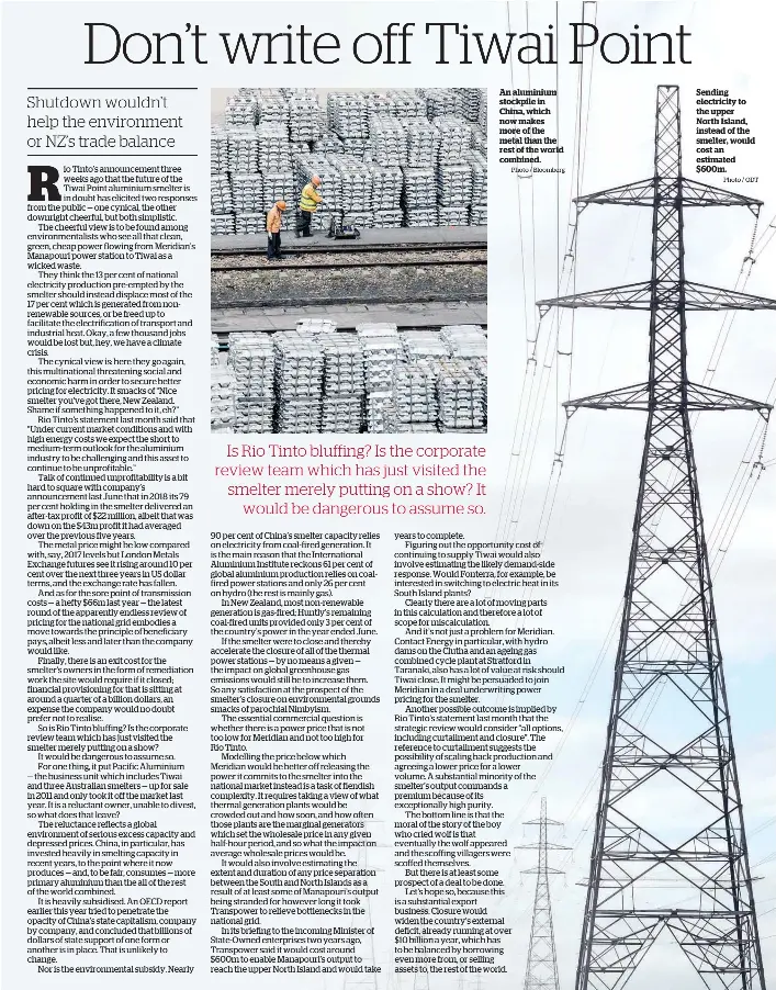 Don’t write off Tiwai Point - PressReader