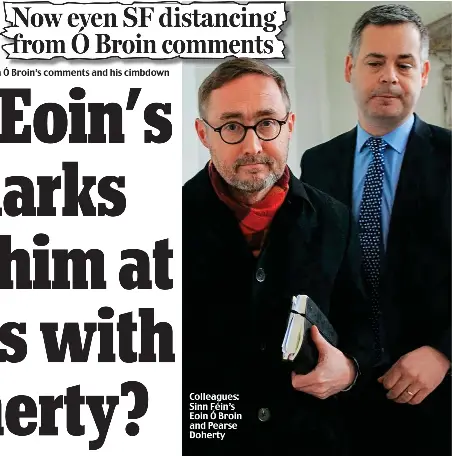 Did Eoin’s remarks put him at odds with Doherty? - PressReader