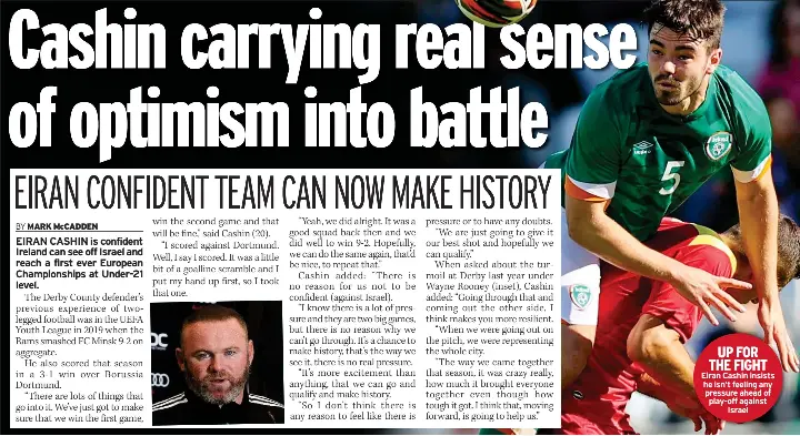 Cashin carrying real sense of optimism into battle - PressReader