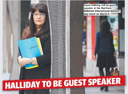 HALLIDAY TO BE GUEST SPEAKER - PressReader