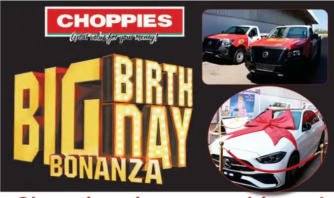 Choppies gives away biggest Big Birthday Bonanza prize - PressReader