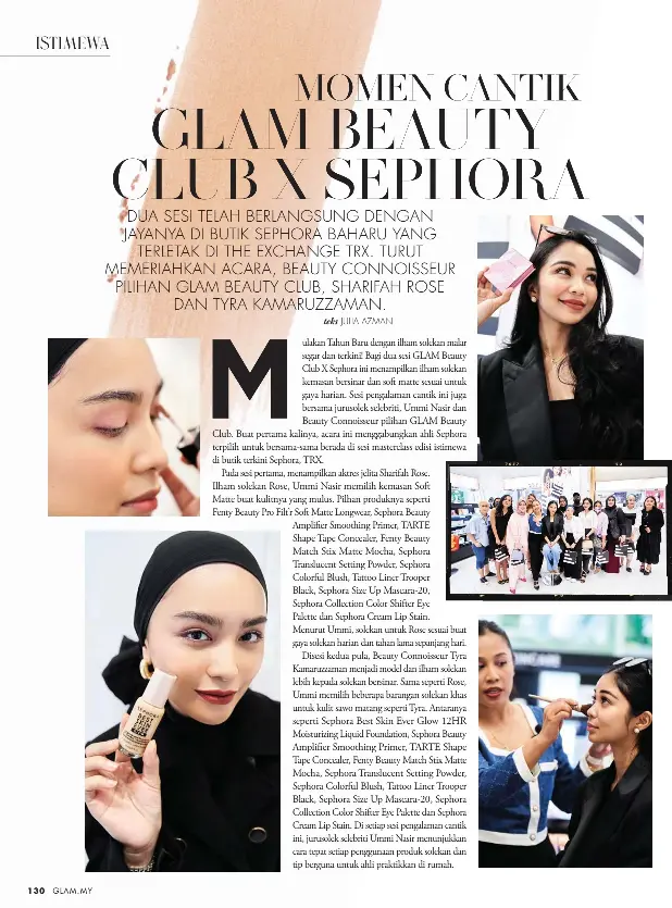 GLAM BEAUTY CLUB X SEPHORA - PressReader