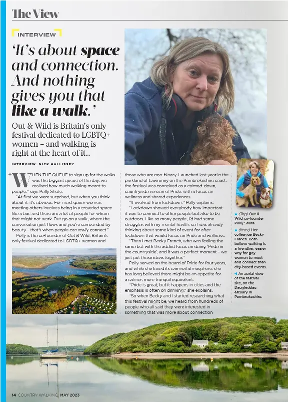 ‘It’s about space and connection. And nothing gives you that like a walk.’ - PressReader