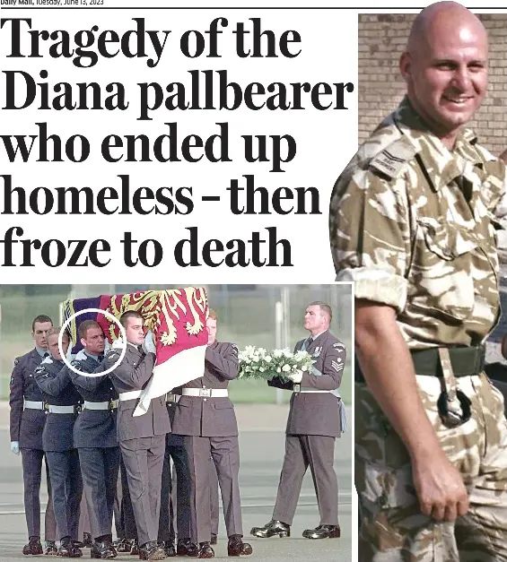 Tragedy of the Diana pallbearer who ended up homeless – then froze to ...