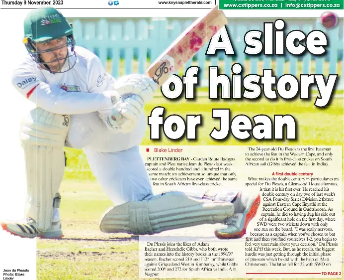 A slice of history for Jean - PressReader