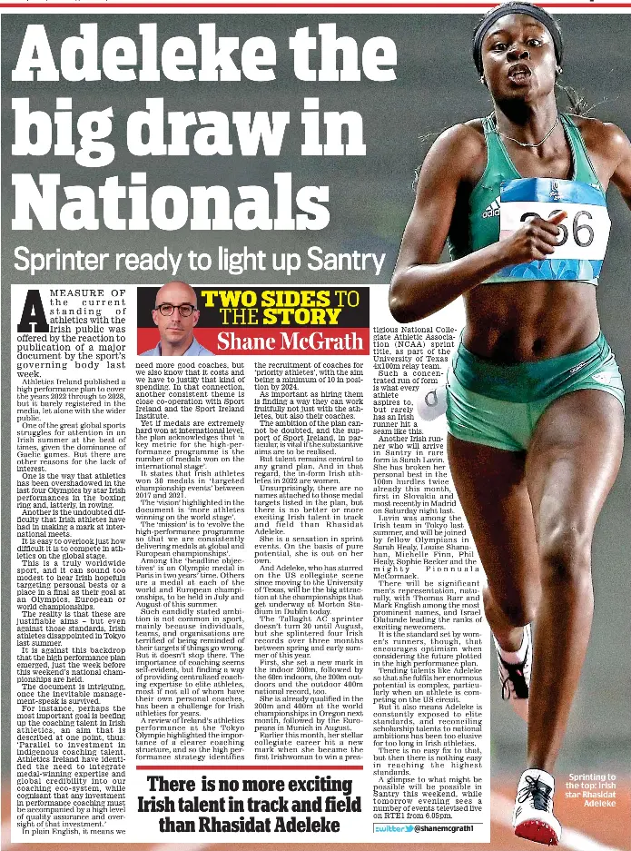 Adeleke the big draw in Nationals - PressReader