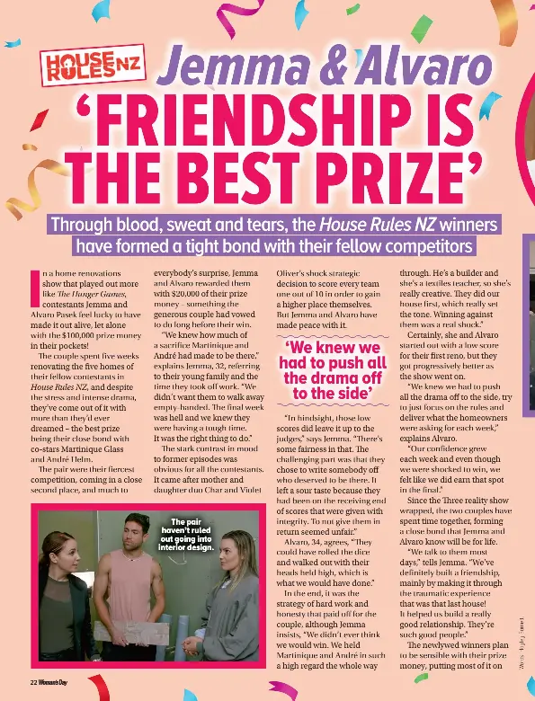 Jemma & Alvaro ‘FRIENDSHIP IS THE BEST PRIZE’ - PressReader