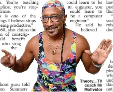 National Service can prevent knife crime, insists Mr Motivator - PressReader